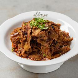 Sliced beef, tripe and tongue in chilli sauce 夫妻肺片 – Han Cuisine Restaurant